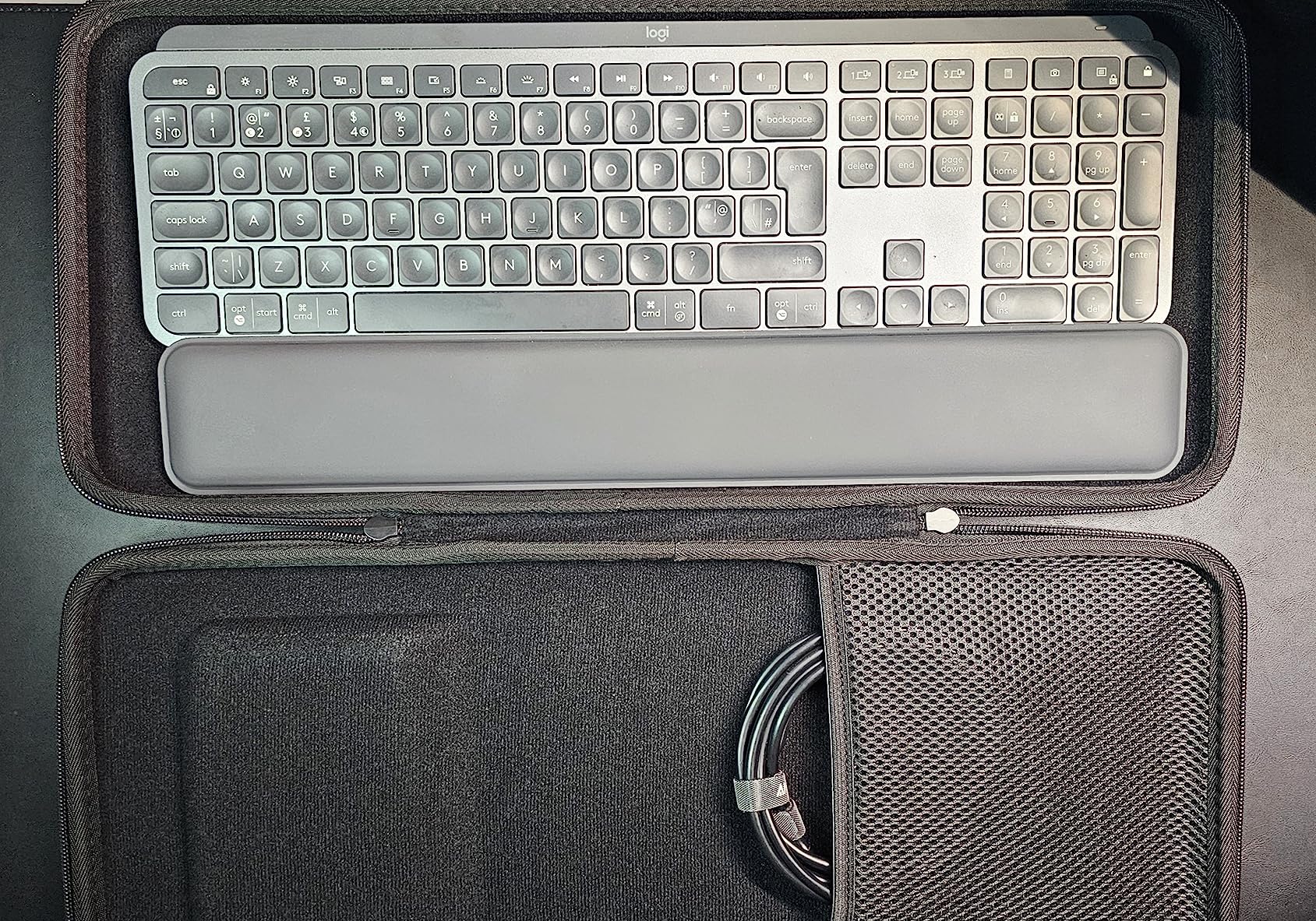 co2CREA Hard Carrying Keyboard and Mouse Storage Case for Logitech ...
