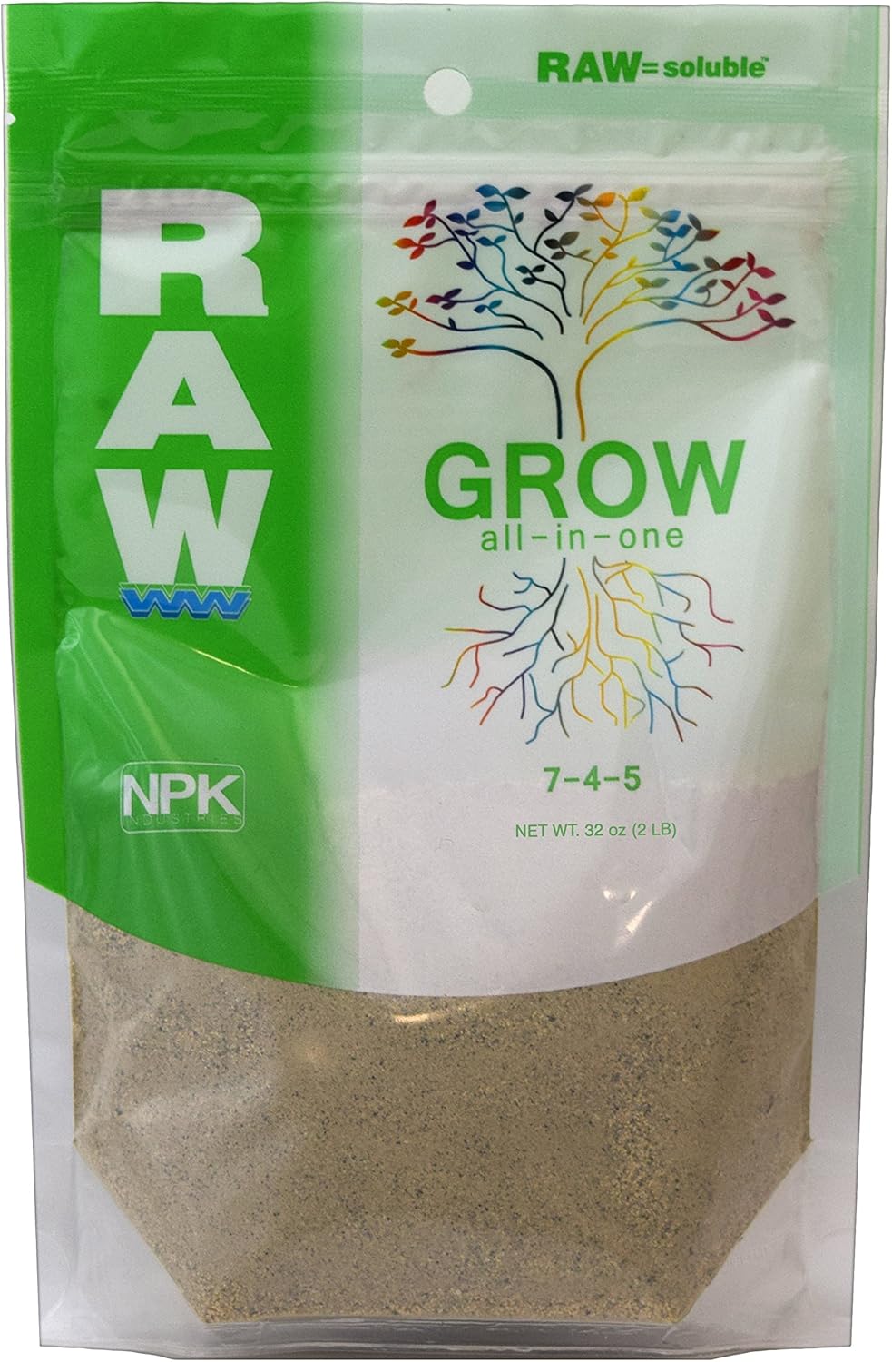 Amazon.com : NPK Industries Raw Grow 2 lb (3/Cs) : Patio, Lawn & Garden
