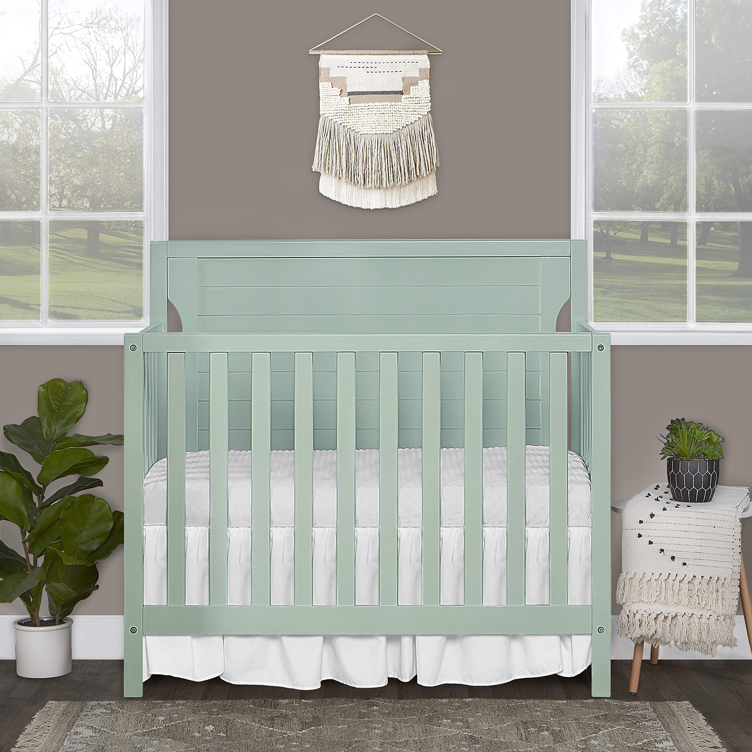 Dream On Me Bellport 4 in 1 Convertible Mini/Portable Crib I Mini Baby ...