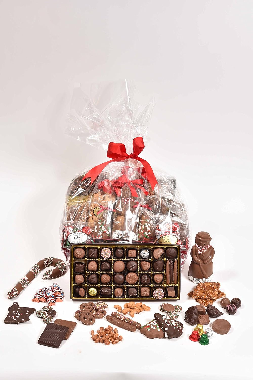 Amazon.com: Conrad's Milk Chocolate Cardboard Gift Basket : Grocery ...