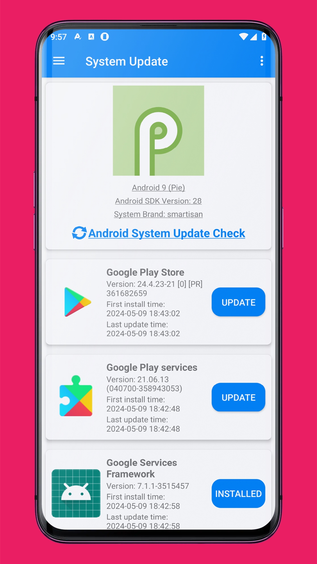 System Update Check For Android - App on Amazon Appstore