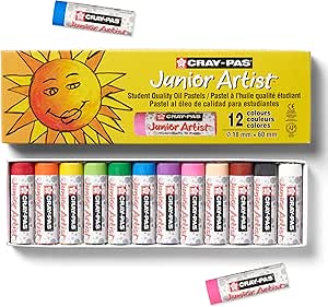 SAKURA Cray-Pas Junior Artist Oil Pastel Set - Chubbies Pastel Size ...