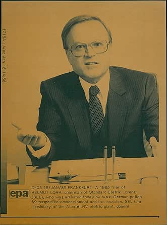 Amazon.com: Vintage photo of Helmut Lohr who was arrested by West ...