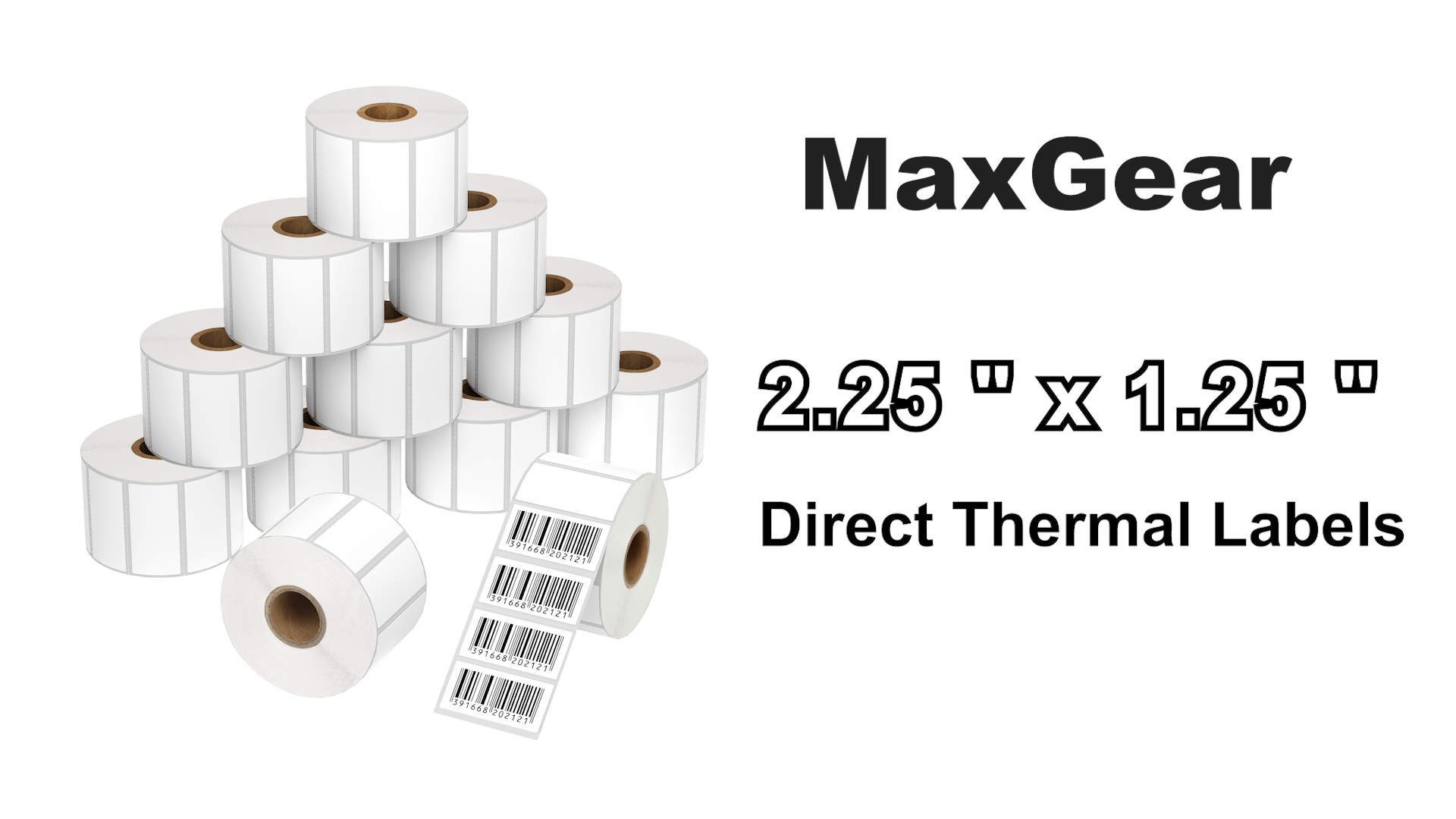 Watch MaxGear Thermal Labels, for Shipping Labels Barcode Labels on ...