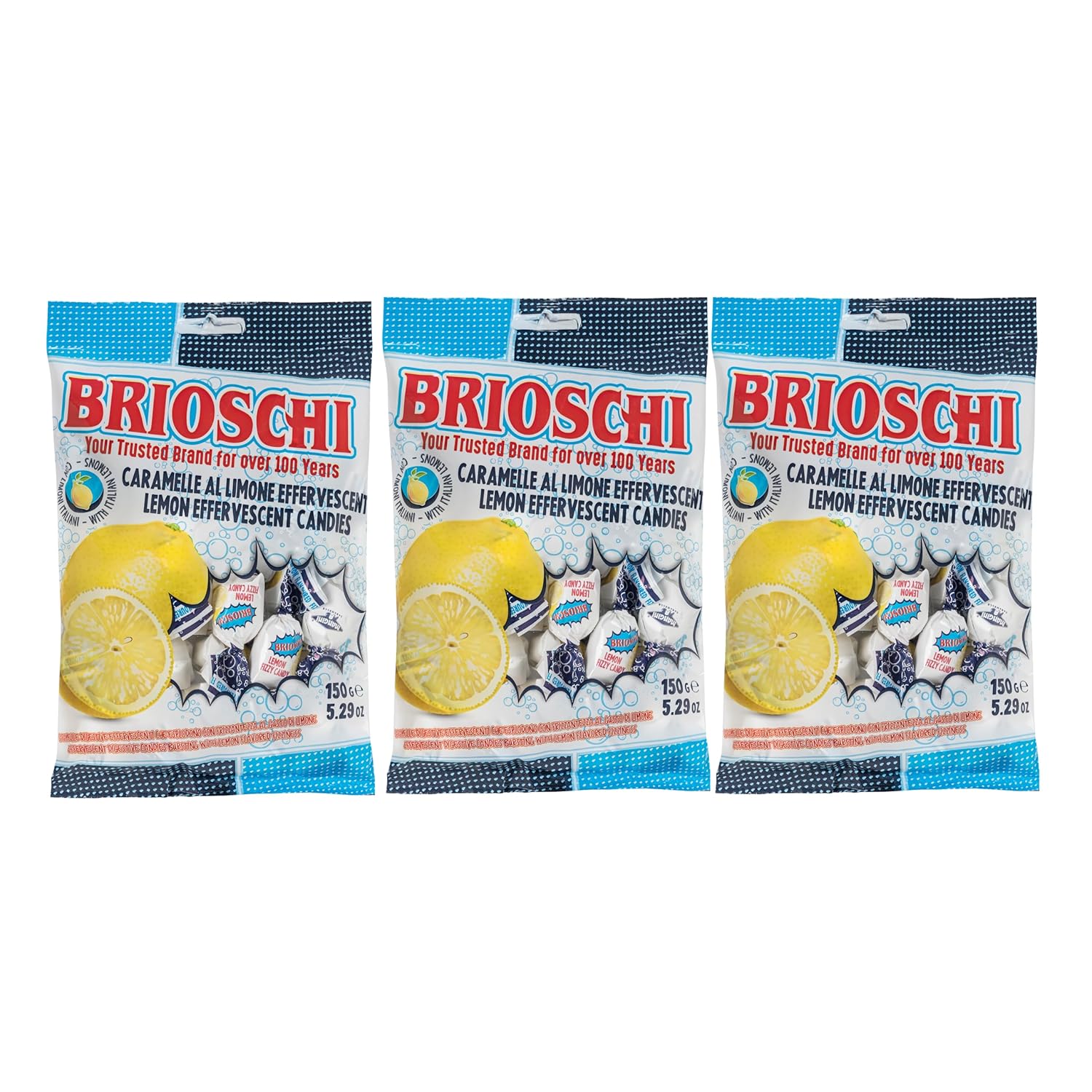 Amazon.com : Brioschi Lemon Flavored Effervescent Fizzy Digestive ...