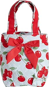 Amazon.com - Jessie Steele Kitchen Cherry Lunch Tote Bag with Bow ...