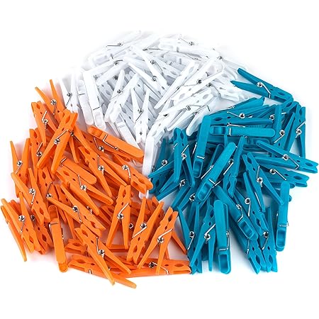 Beldray LA033376TQ 100 Pack Pegs, Indoor/Outdoor Clothes Pegs, Rust ...