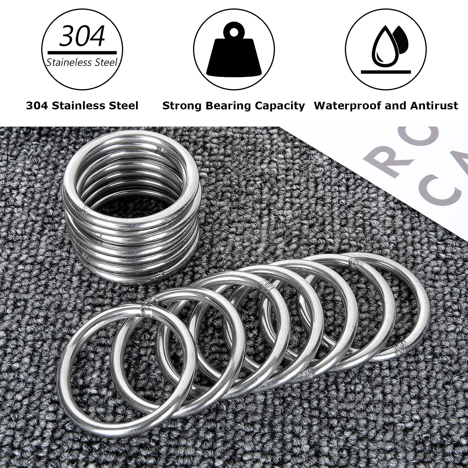 2 Inch Craft Rings That Open Amazon.com: 10 Pcs 2.5 Inch Metal Rings