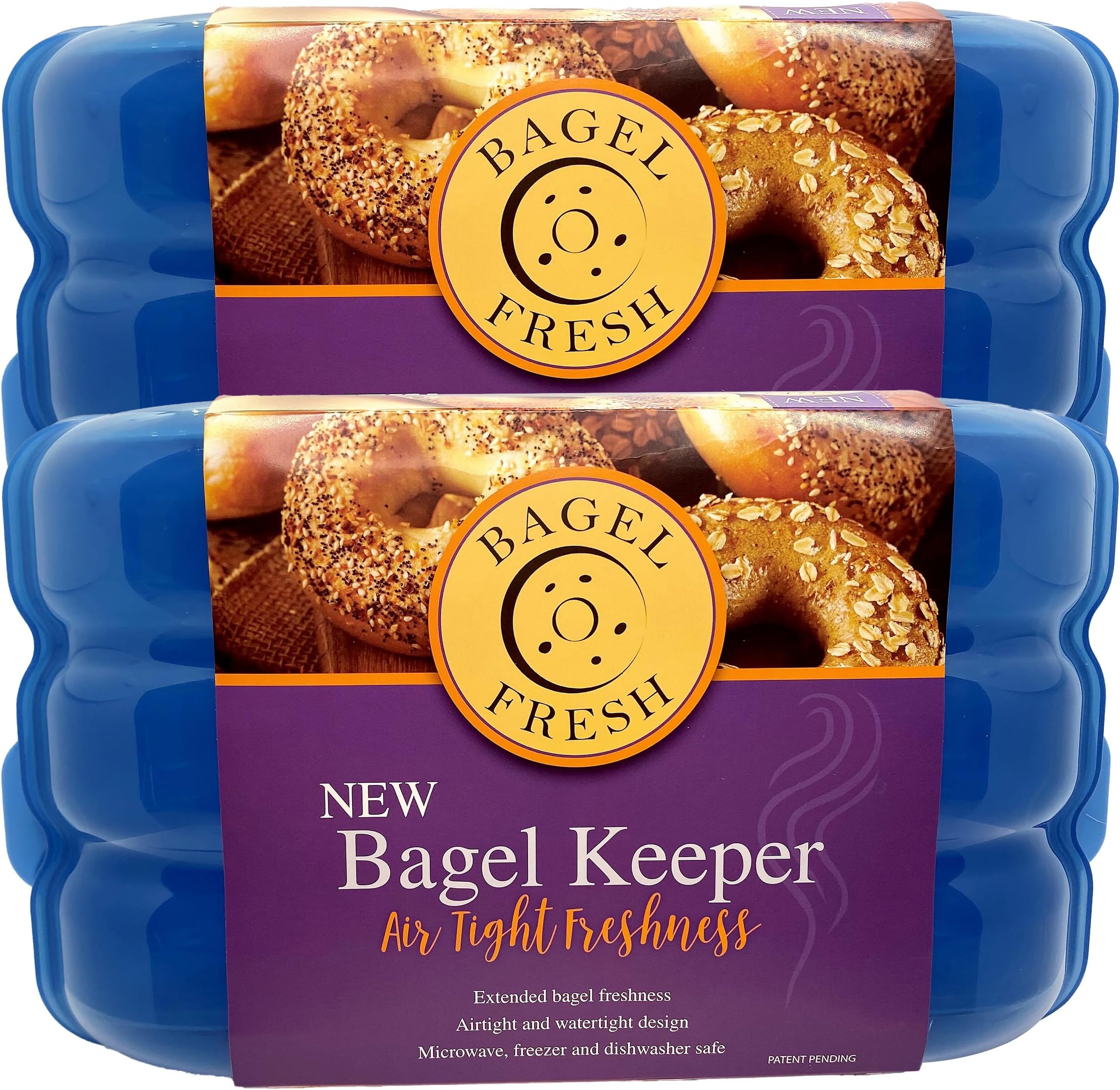 Amazon.com: Touch Up Cup Bagel Fresh Holder Container Bread Storage ...