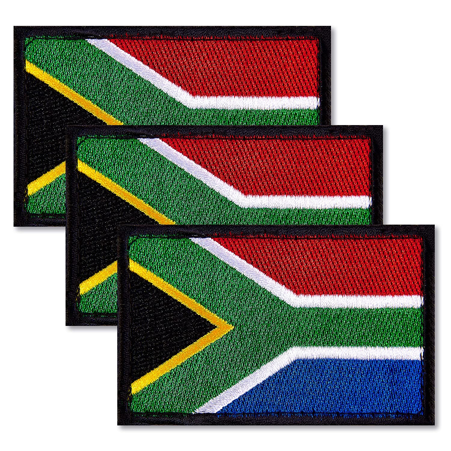 Snapklik.com : 3 Pack South Africa Flag Embroidered Patches South ...