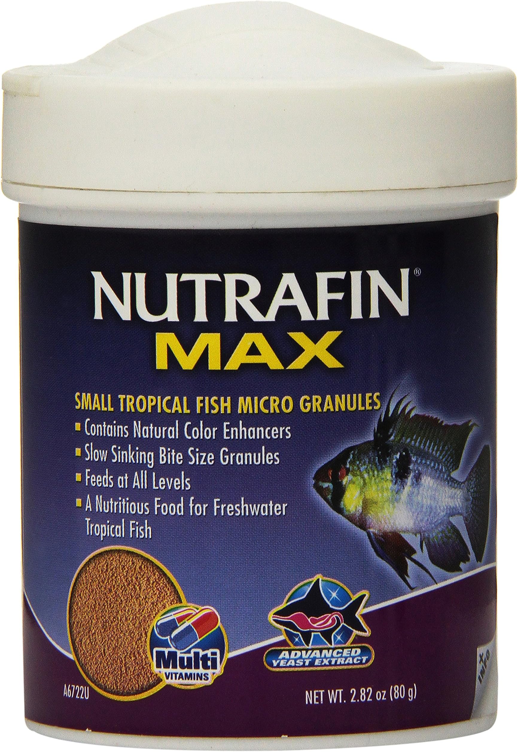Nutrafin Max Small Tropical Fish Micro Granules - 80 g (2.82 oz ...