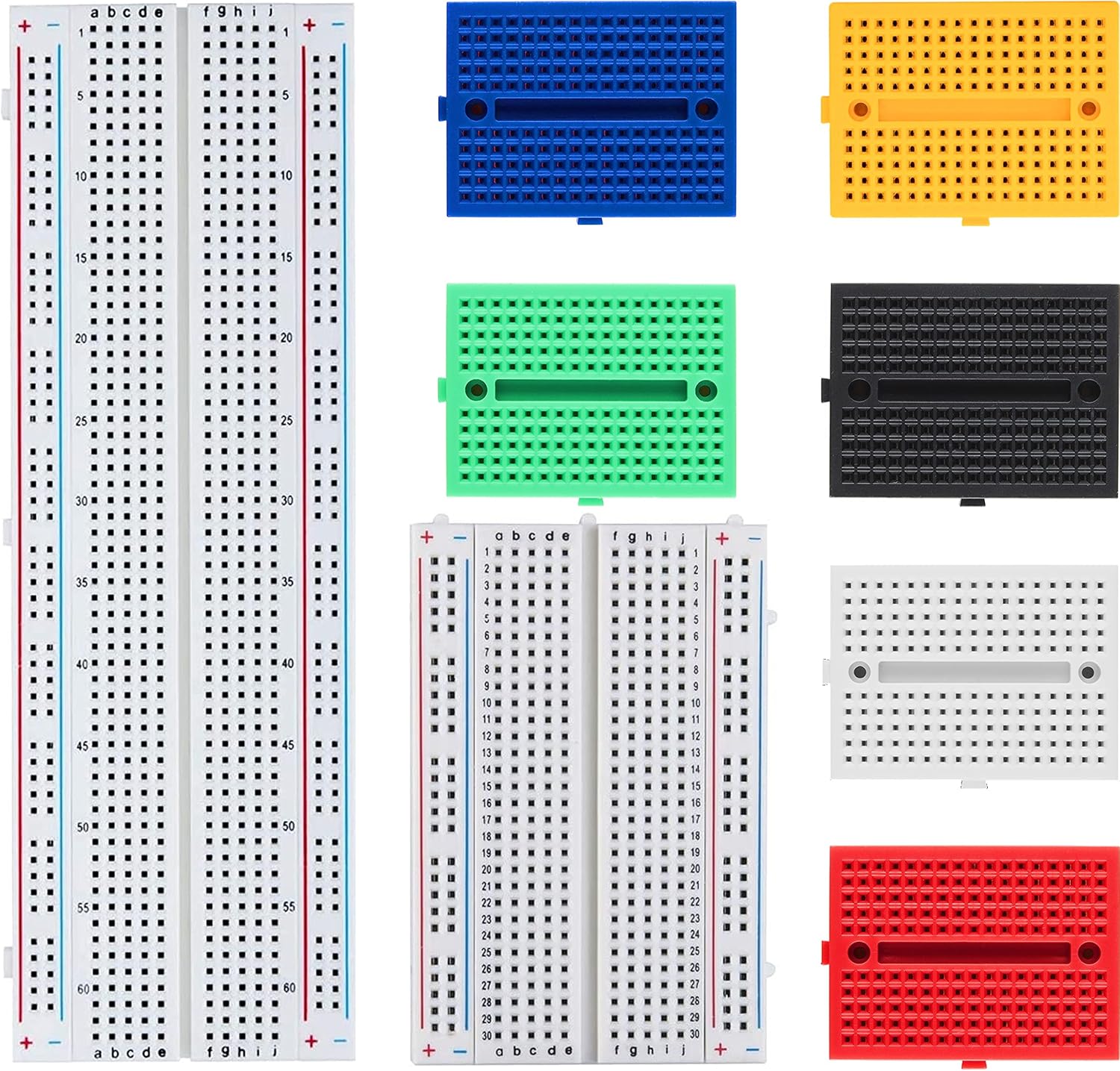 DIYables Breadboard kit for Arduino, ESP32, ESP8266, Raspberry Pi, 8 ...