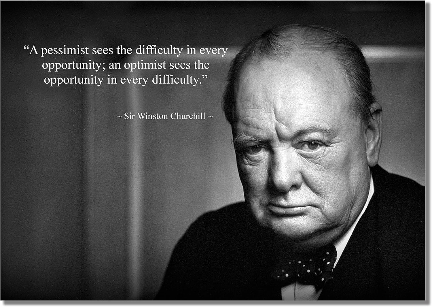 Winston #10 A3 Unframed Churchill British Statesman Poster Motivation ...