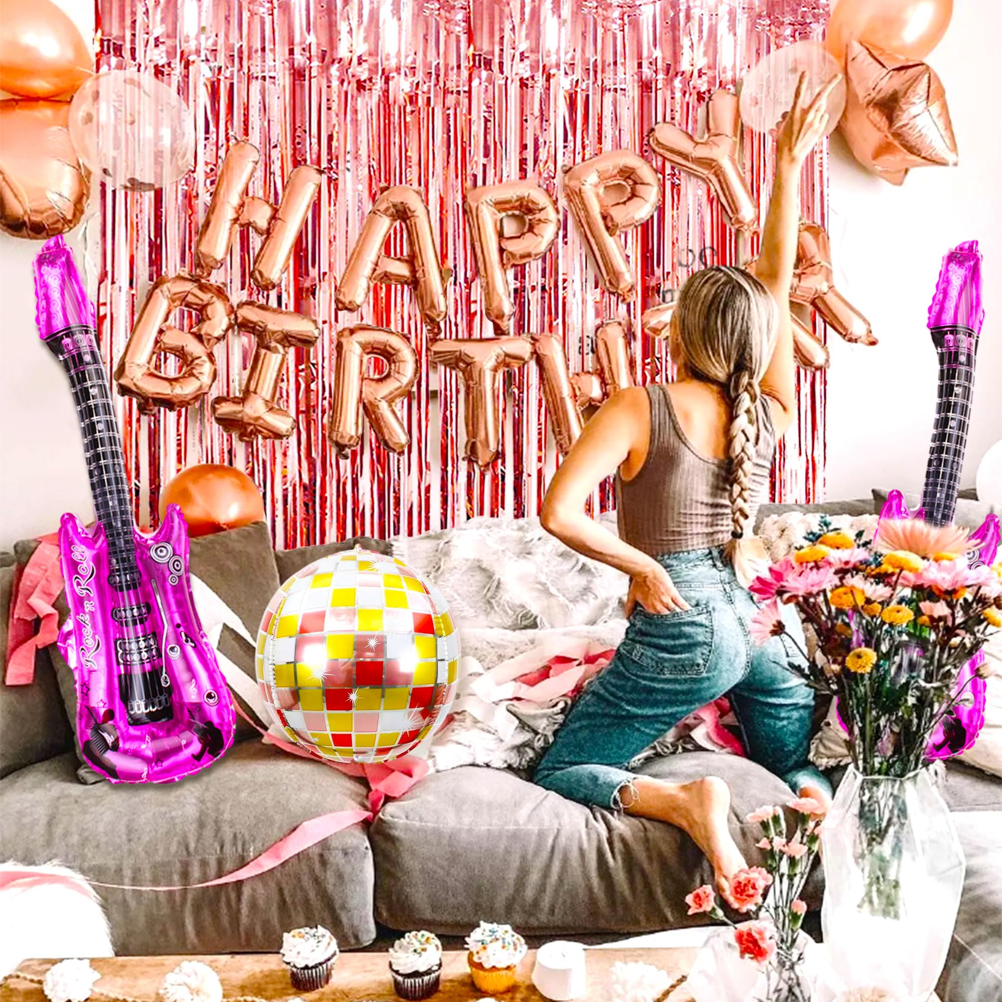 Snapklik.com : 31 PCS Singer Birthday Decorations Happy Birth-Tay ...
