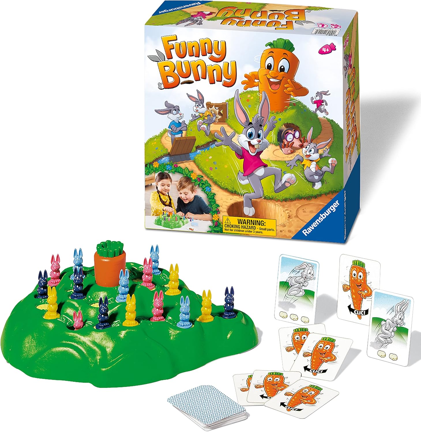 Ravensburger Funny Bunny Game for Children Age 4 Years and Up – Board ...