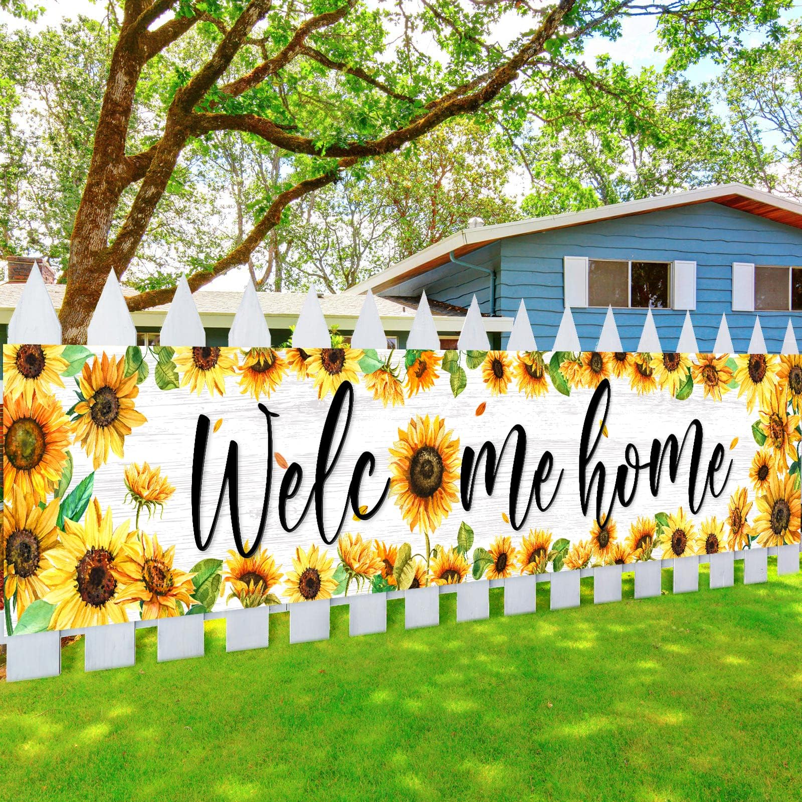 Amazon.com: BRAVITA Welcome Home Banner - Welcome Back Decorations - 6 ...