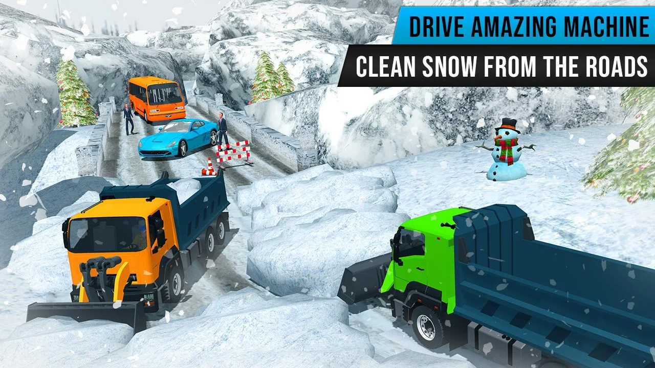 Snow Plow Truck Simulator Heavy Excavator Construction 3d - App on ...