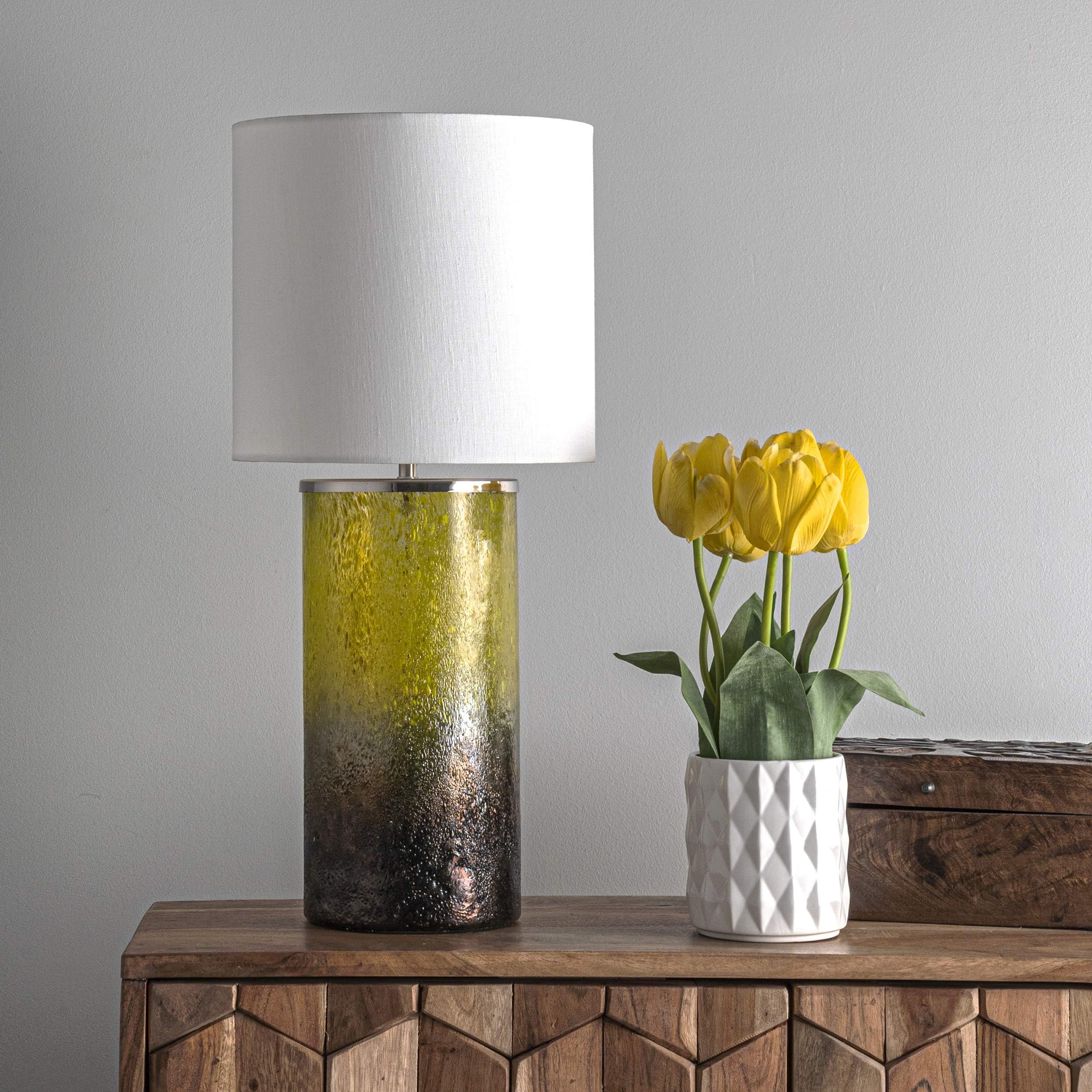 nuLOOM Newport 31" Glass Table Lamp - Amazon.com