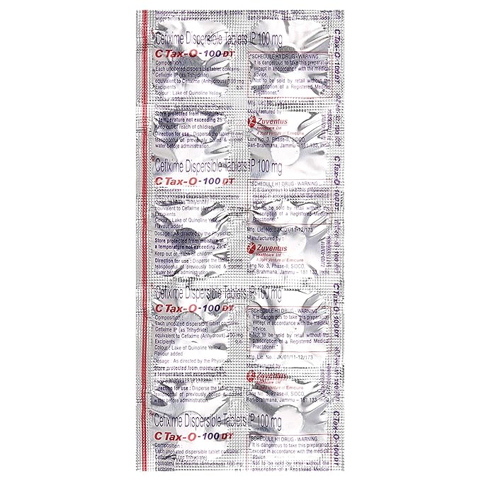 C Tax-O-100 DT - Strip of 10 Tablets : Amazon.in: Health & Personal Care