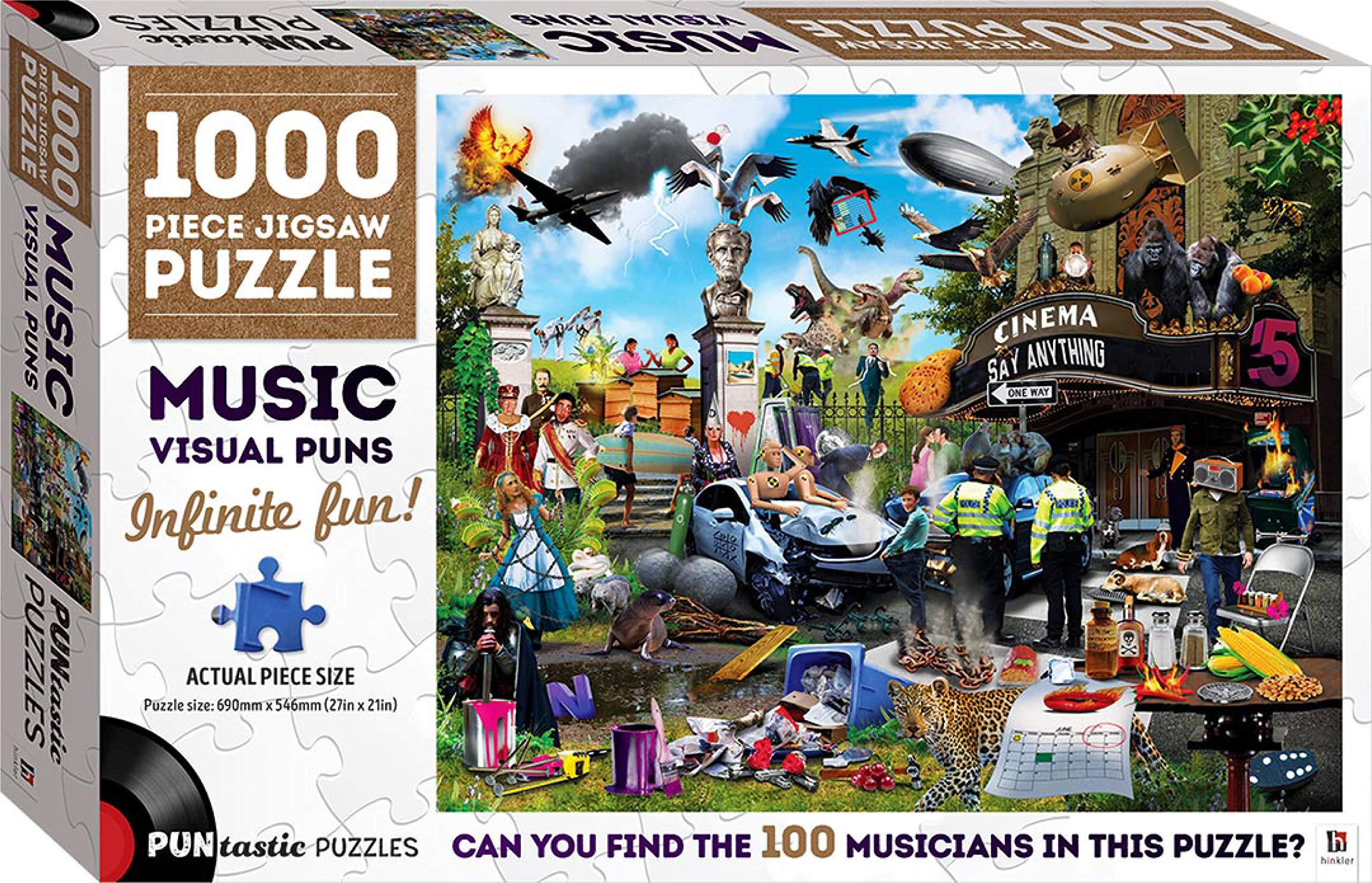 Snapklik.com : Music Visual Puns: 1000 Piece Jigsaw Puzzle
