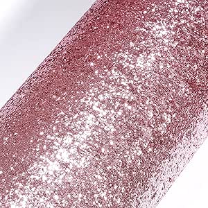 Stickyart Light Pink Sequin Sparkle Peel and Stick Glitter Wallpaper ...
