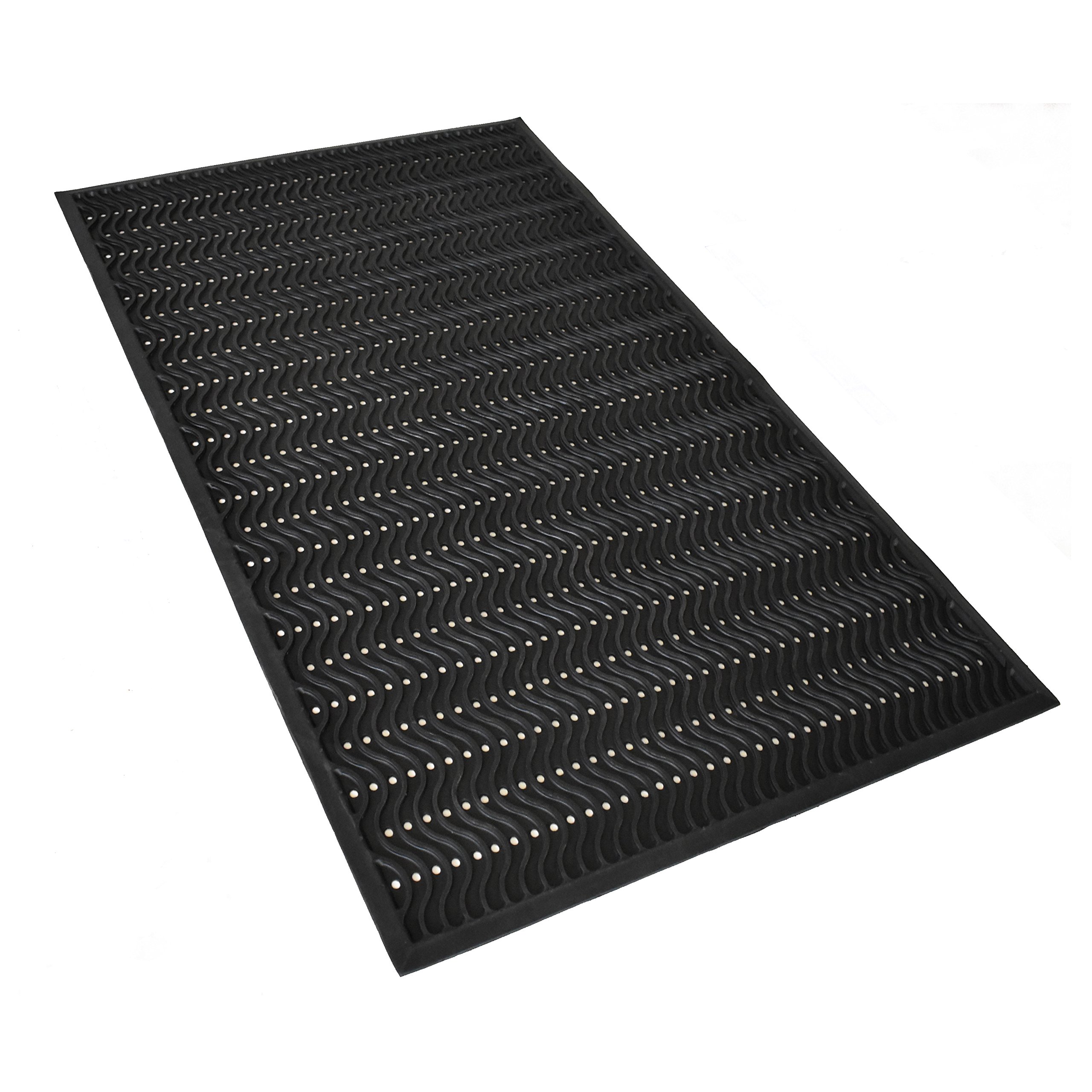 Calloway Mills 102713660 True Step Wave Rubber Doormat 3' x 5'