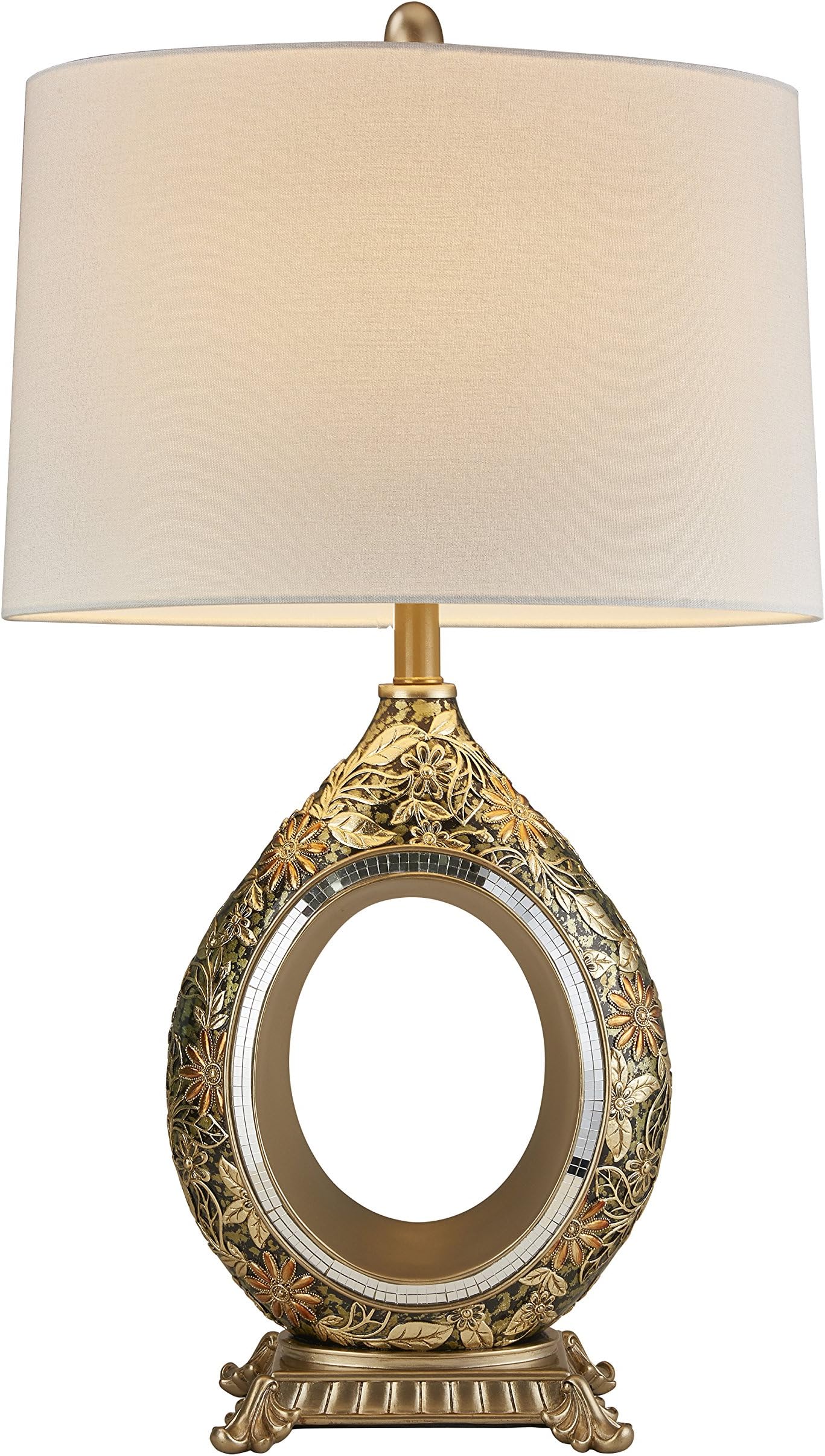 OK Lighting OK-4503 25" H Manila Table Lamp - Amazon.com