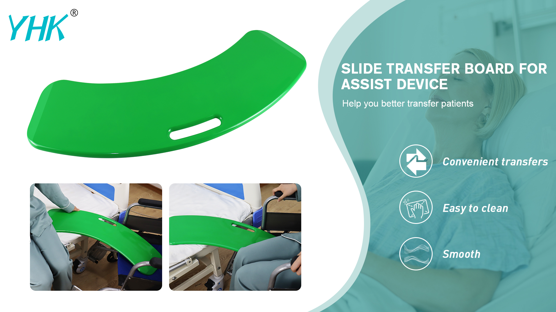 Watch YHK Slide Transfer Board Green on Amazon Live