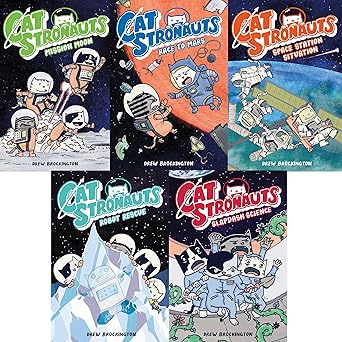 CatStronauts Series Set of 5 Books: Drew Brockington: Amazon.com: Books