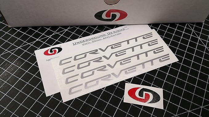 Amazon.com: UNDERGROUND DESIGNS Corvette Wheel Decals C5 C6 Racing ...