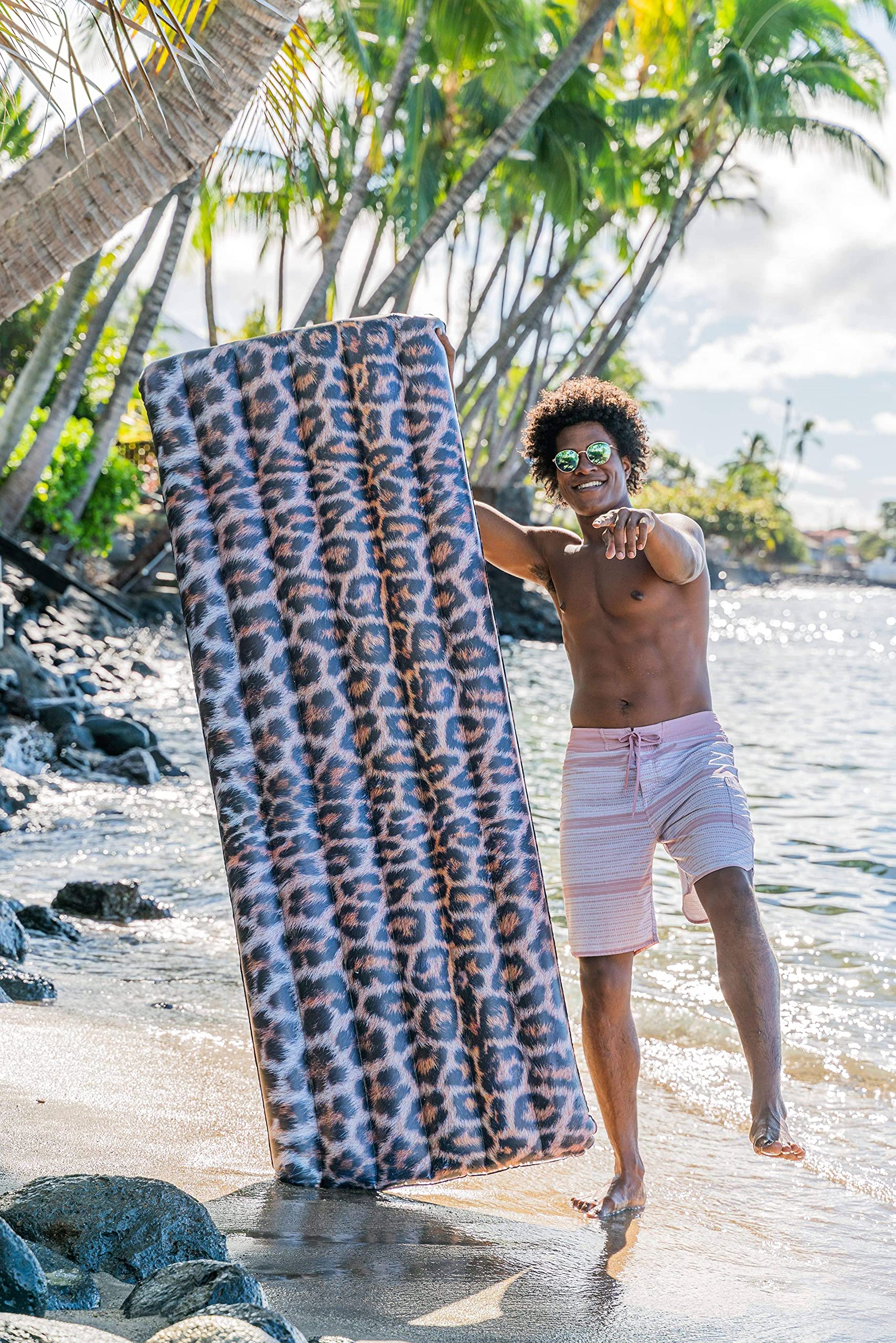 Snapklik.com : PoolCandy Safari Collection Deluxe Leopard Print Pool ...