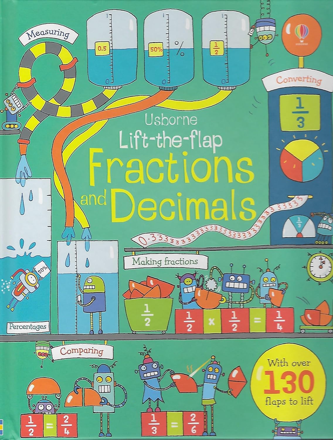 Usborne Books Fractions & Decimals Lift-Flap - Rosie Dickins ...
