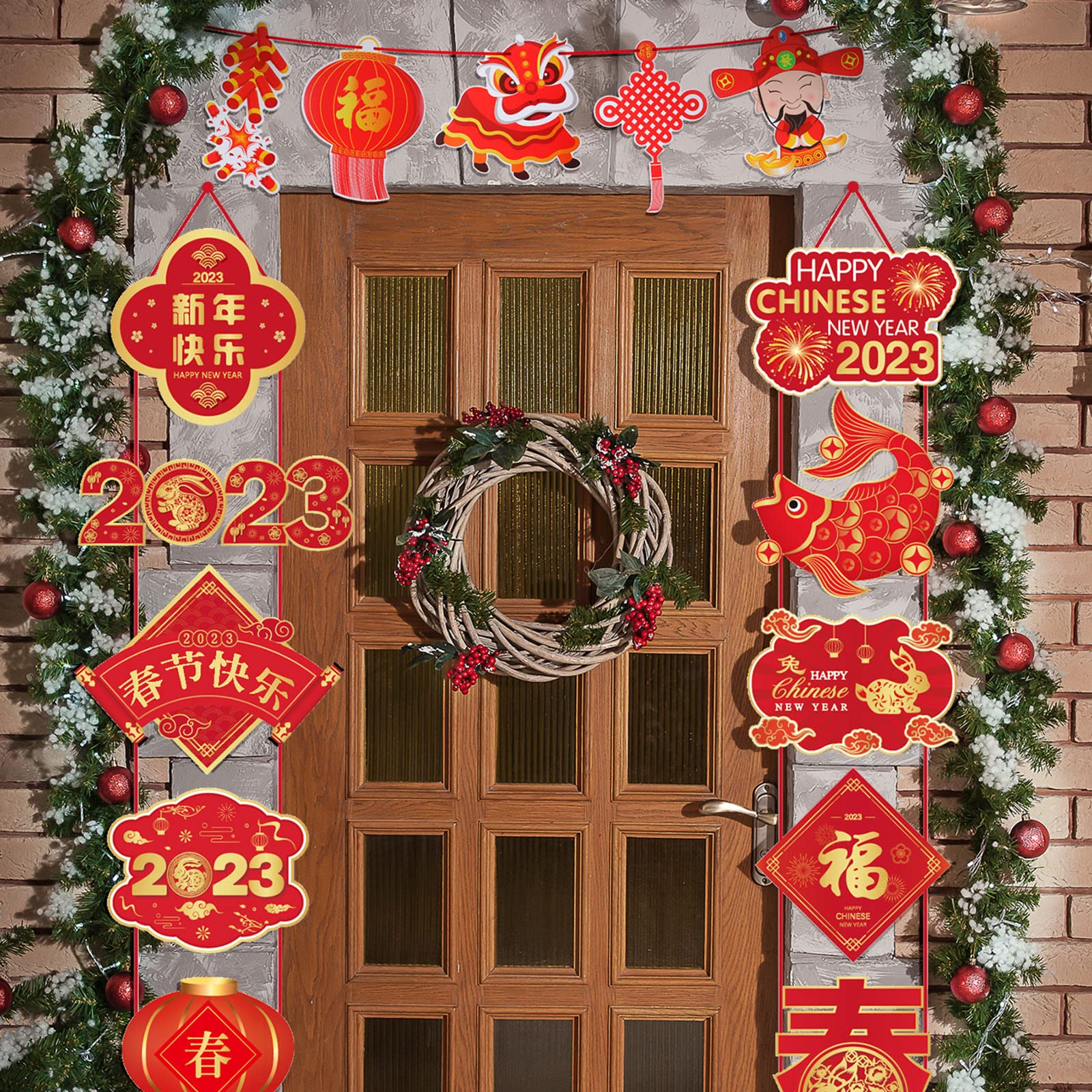 Chinese New Year Door Decorations