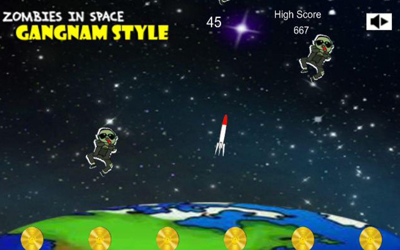 Zombies in Space - Gangnam Style - App on Amazon Appstore