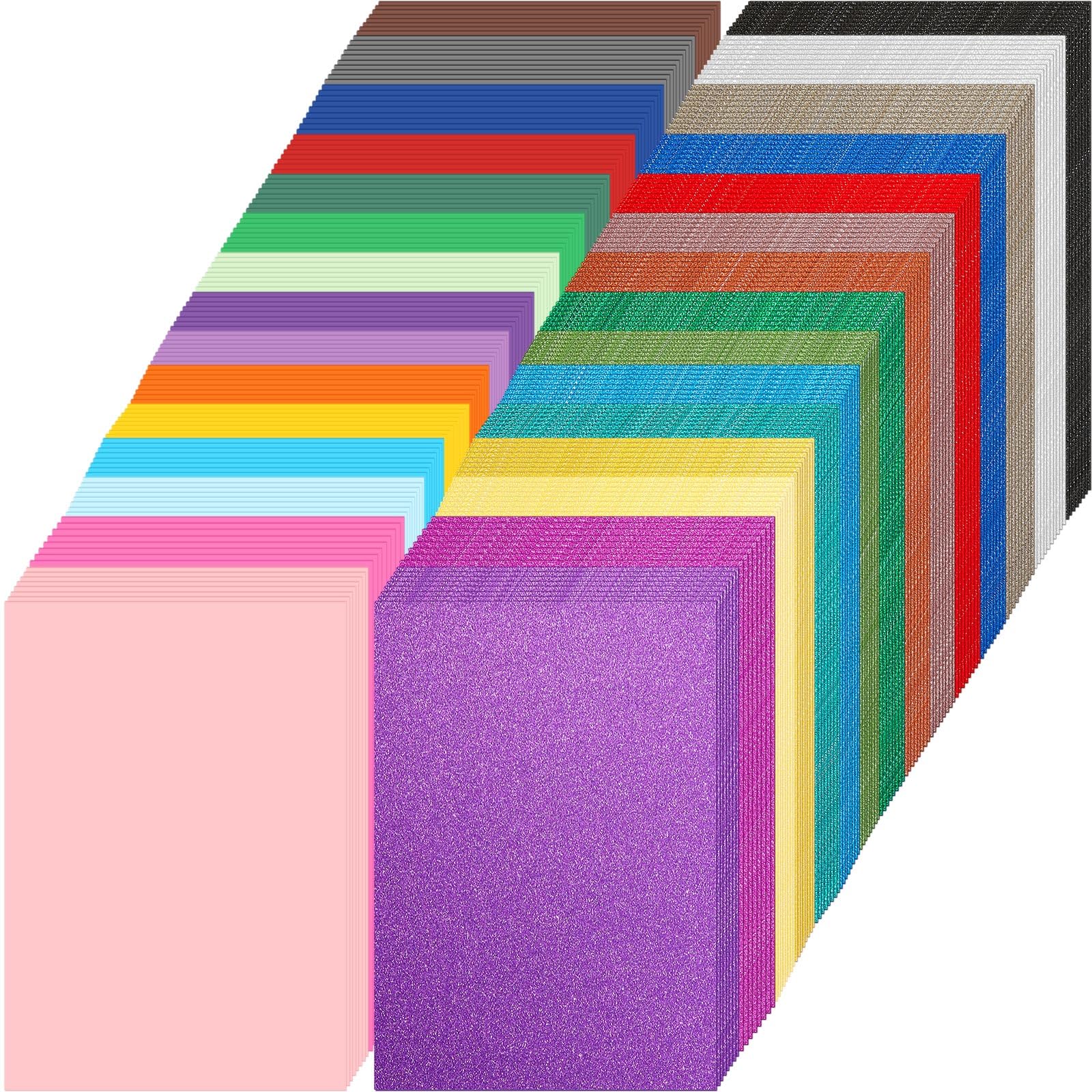 Amazon.com: Zhanmai 240 Pcs Cardstock Paper 8.5 x 11 Inch Colored ...
