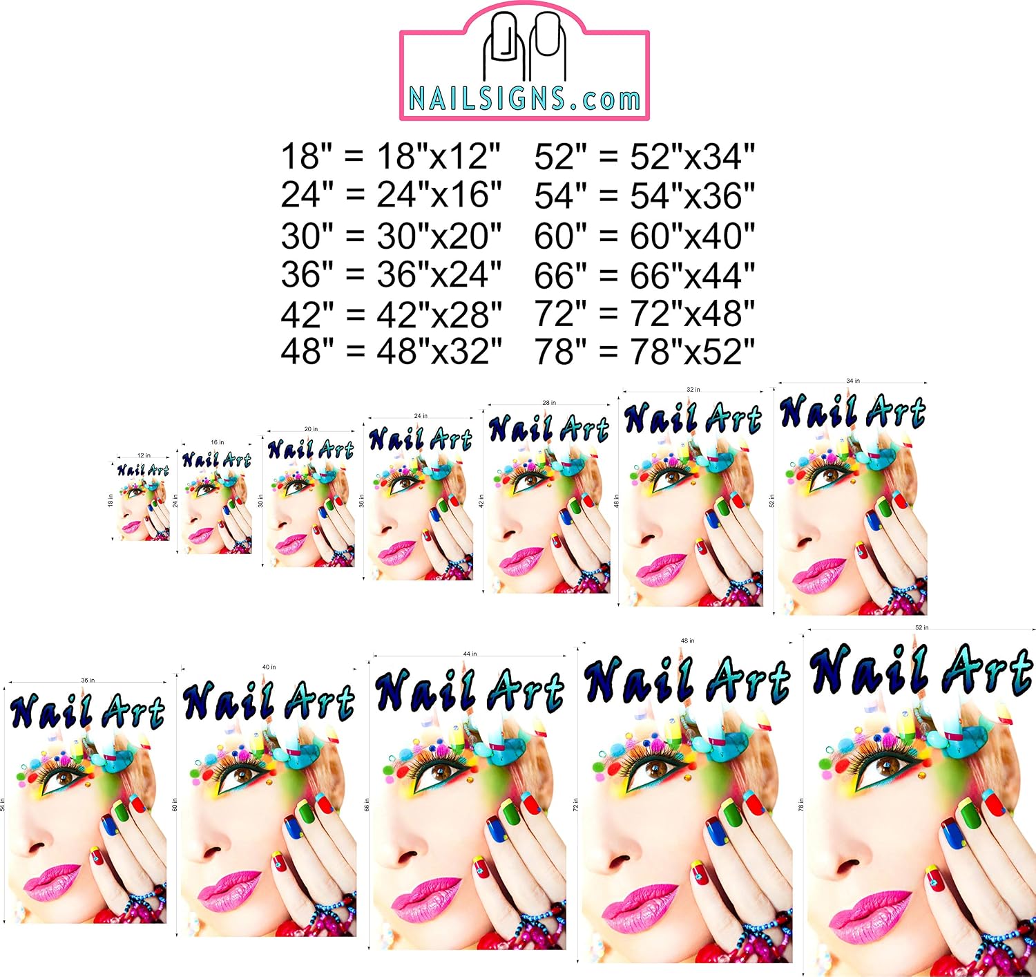 Nail Art III Perforated See-Through Line Pattern Polypropylene Window ...