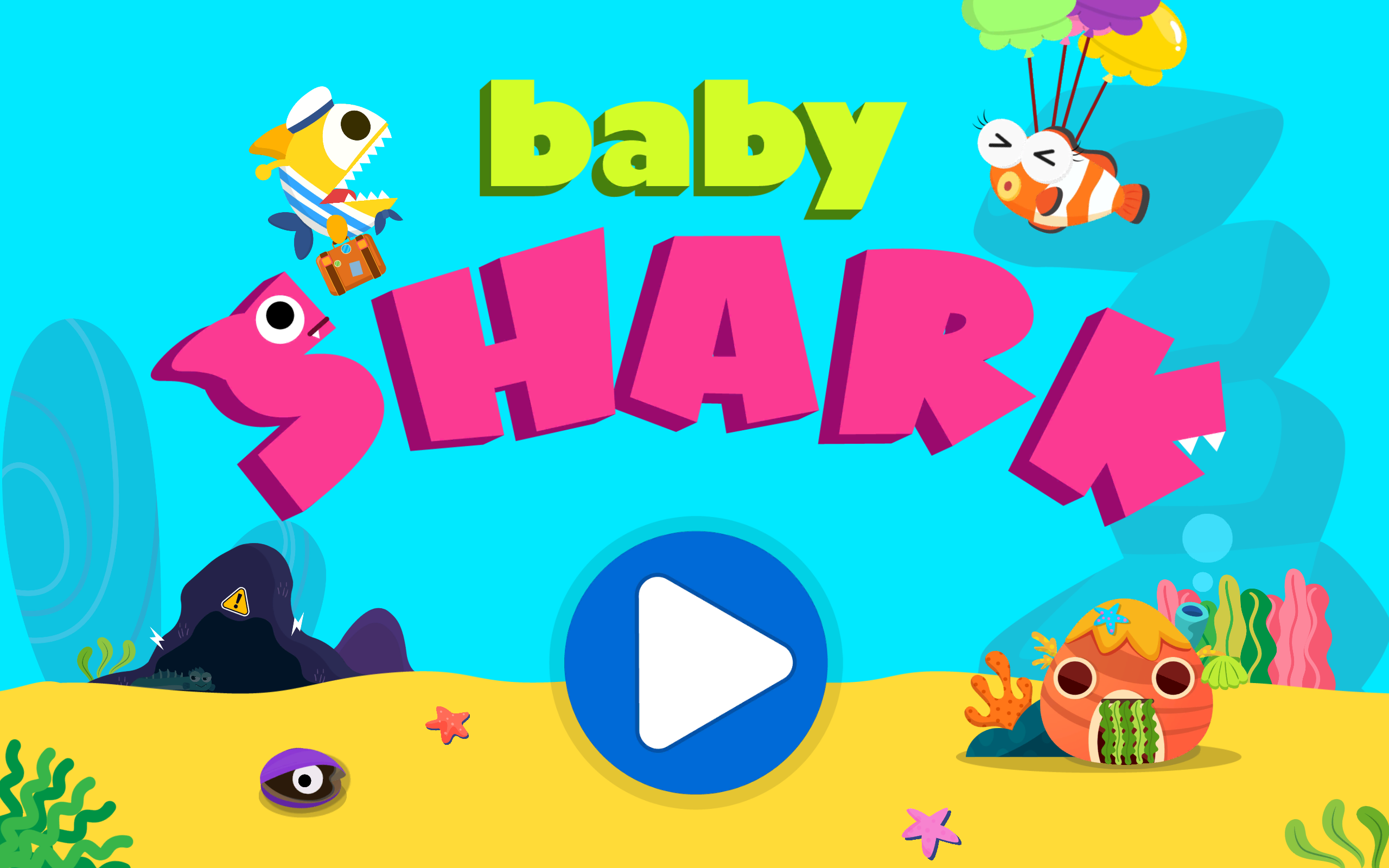 CandyBots Baby Shark Adventure 🌊 Kids Phone Games - App on Amazon Appstore