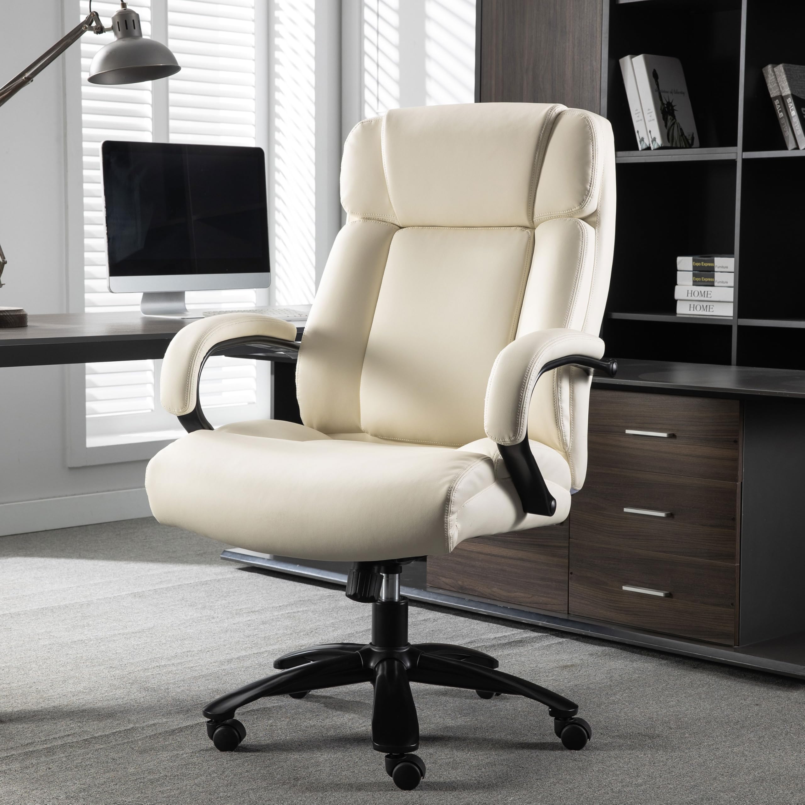 Snapklik.com : 500lbs Ultra Big And Tall Office Chair Extra Wide Large ...