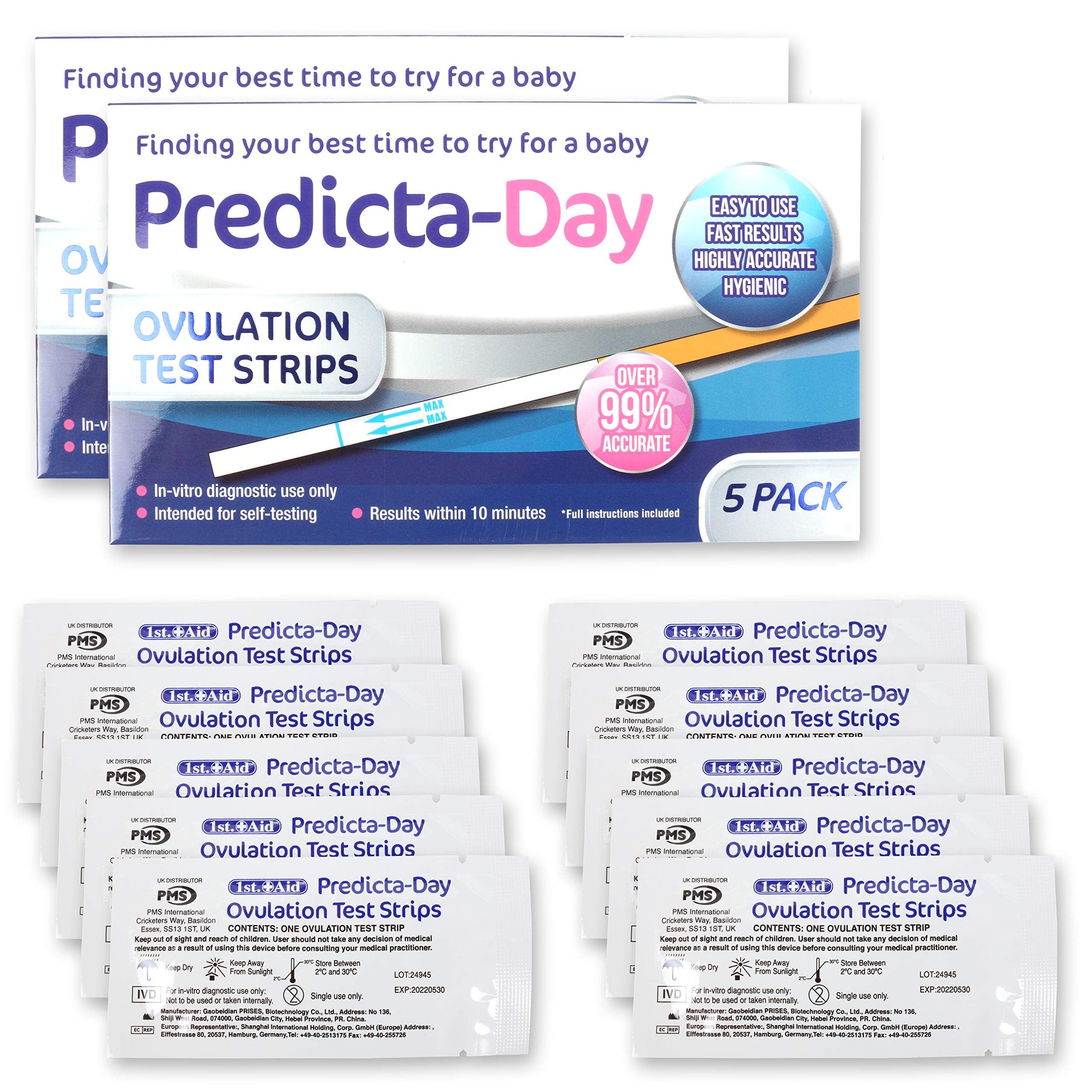 Buy 10Pc Ovulation Fertility Test Kits - LH Hormone Indicator Dip ...