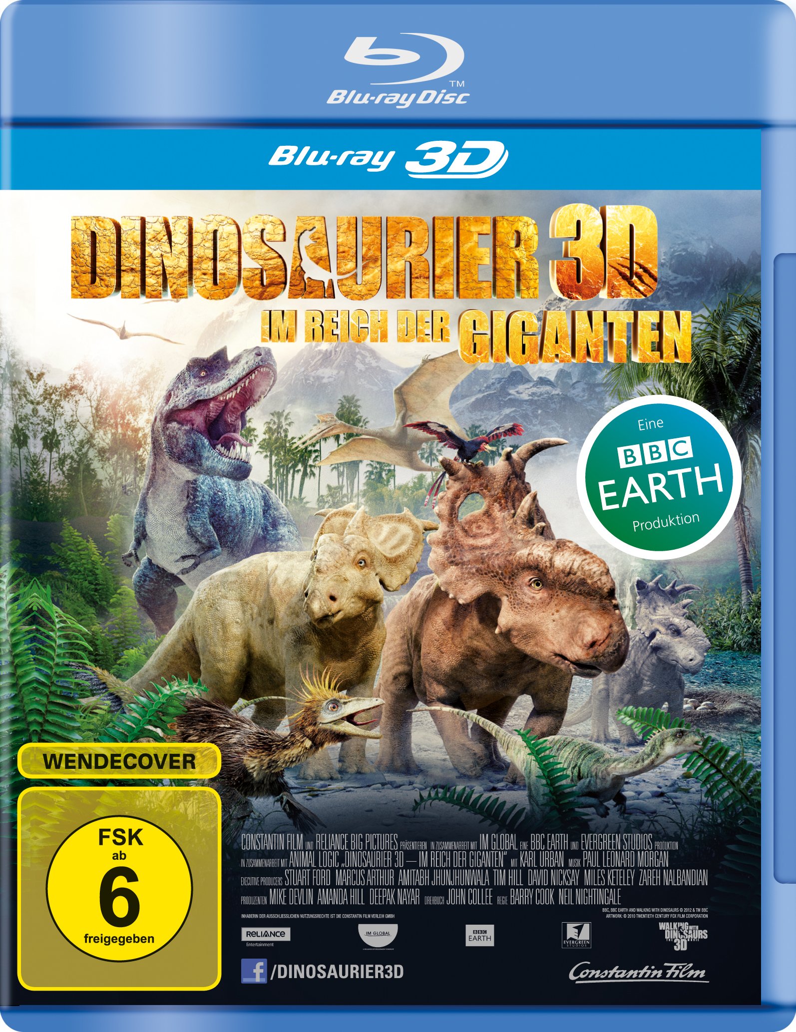 Dinosaurier – Im Reich der Giganten [3D Blu-ray]: Amazon.de: Cook ...