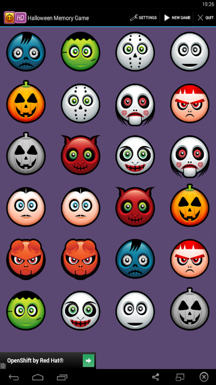 Halloween Memory Game - App on Amazon Appstore