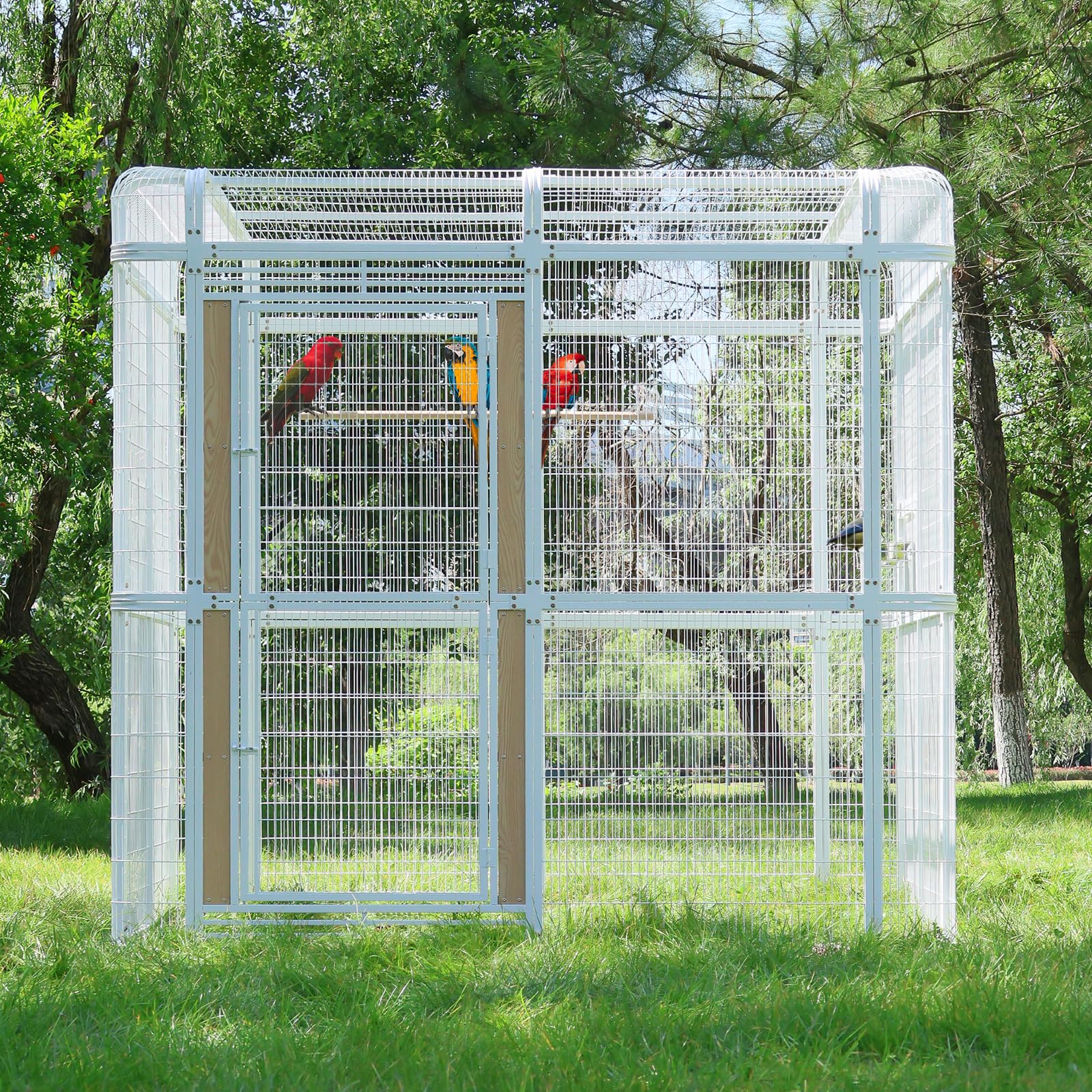 Amazon.com : Large Walk-in Cage 87-inch Heavy Duty Bird Cage Outdoor ...