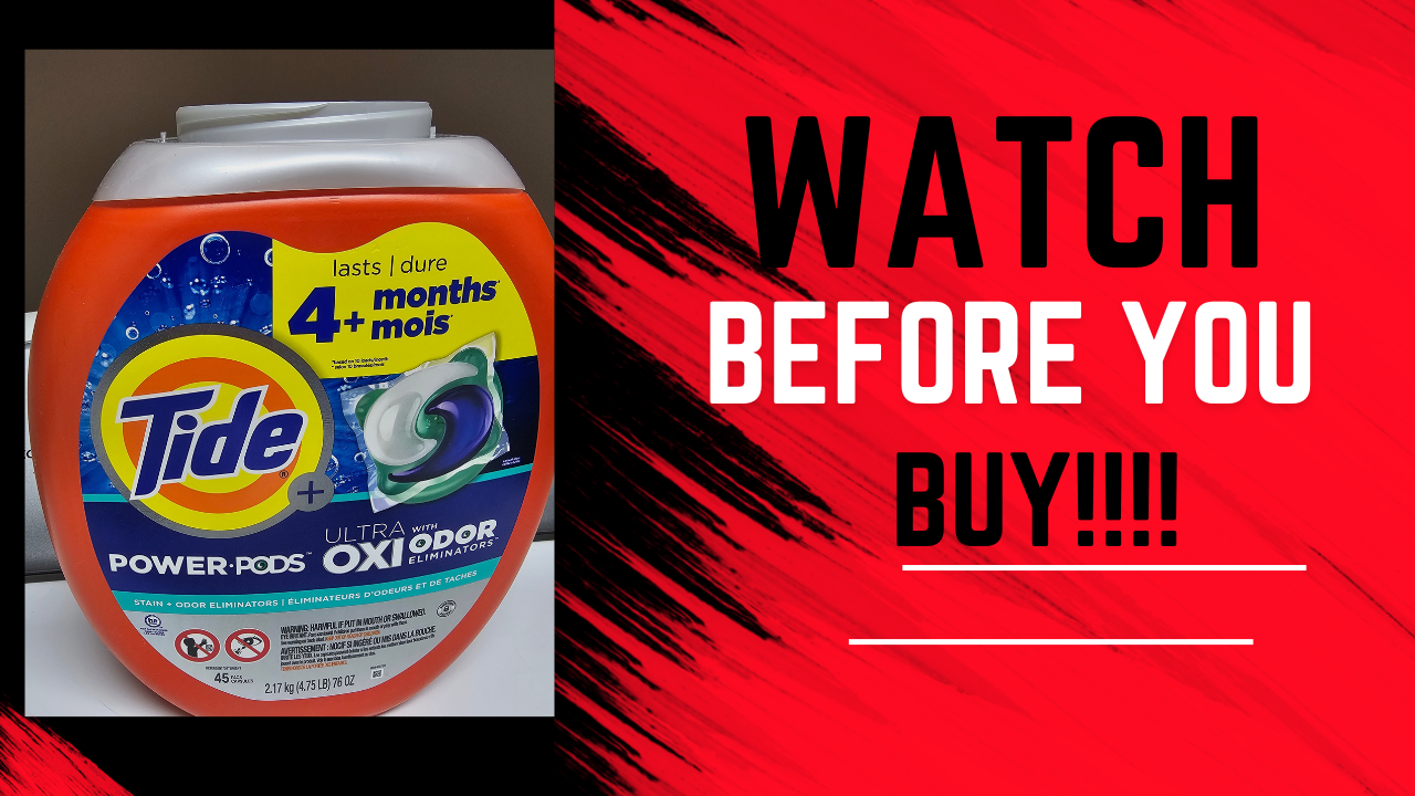 Watch Honest Review of Tide Ultra OXI Power PODS with Odor Eliminators ...