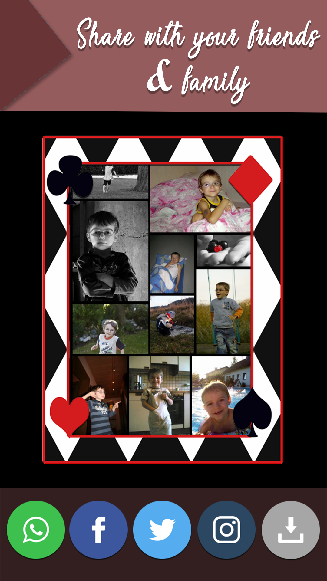 Playing Card Photo Frames - App on Amazon Appstore