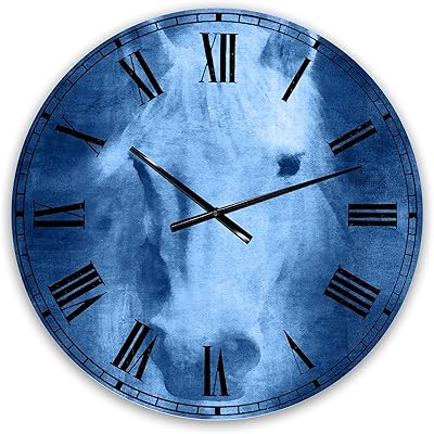 Amazon.com: 20 Inch Grand Farmhouse Wall Clock, Vintage-Inspired Wood ...