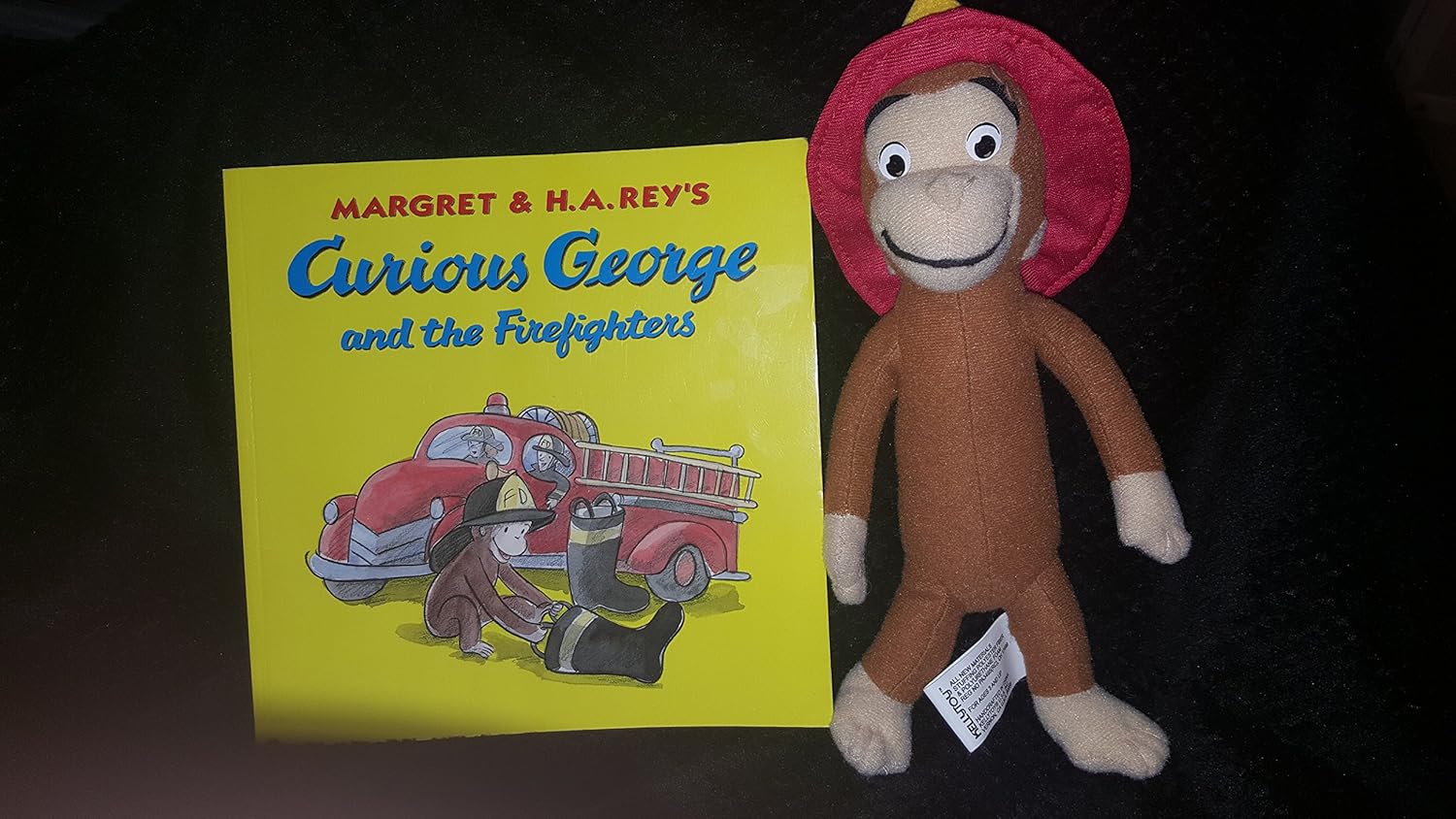 Amazon.com: Curious George with Red Hat 9" Plush : Toys & Games