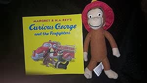 Amazon.com: Curious George with Red Hat 9" Plush : Toys & Games