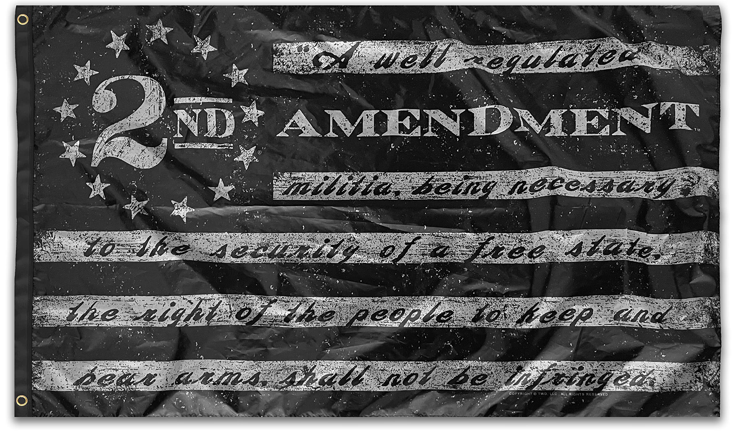 Amazon.com : 2ND Stars & Stripes Tactical American Flag 3 ft by 5 ft ...
