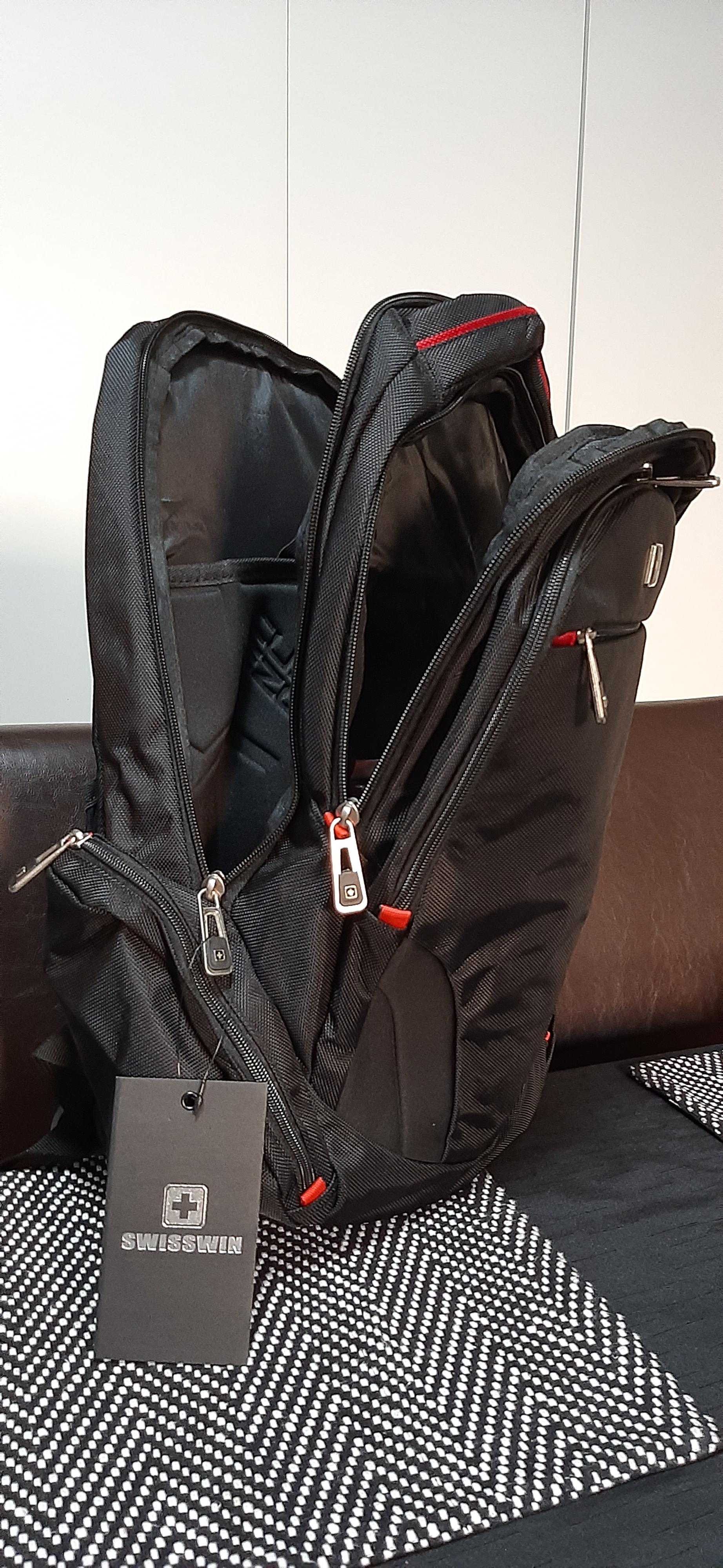 SWISSWIN Swiss waterproof Business Backpack Travel Backpack College ...