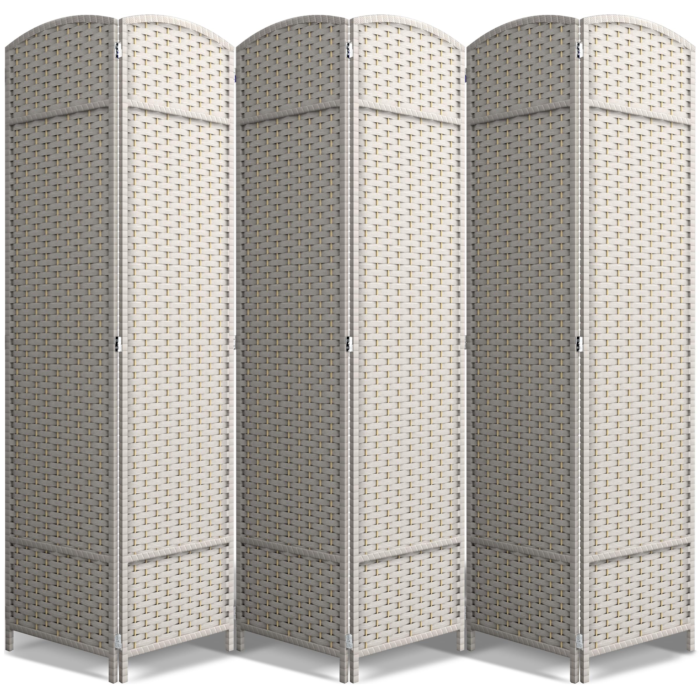 Snapklik.com : 6 Panel Room Divider 6 Ft. Tall - Privacy Screen, Extra ...